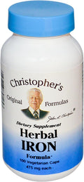 Dr. Christopher's iron supplement for women