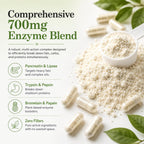 Dr Clark 700 mg digestive enzymes capsules