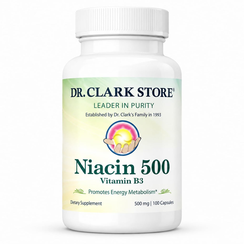 Dr Clark Store Niacin 500 mg capsules