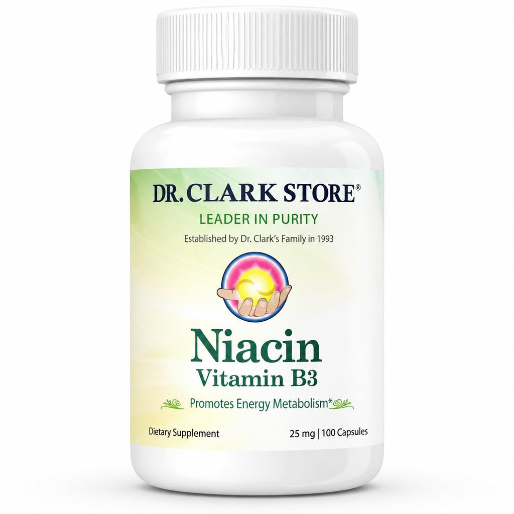 Dr Clark Store Niacin capsules for energy