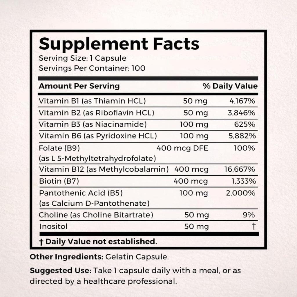 Dr Clark vitamin b complex capsules