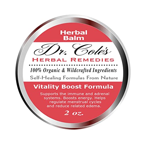 Dr. Cole's Herbal Vitality Boost Balm for energy