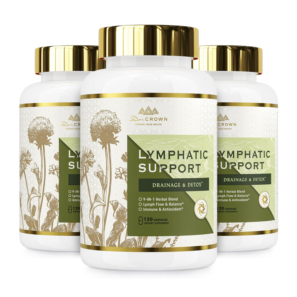 DR. CROWN lymphatic support capsules