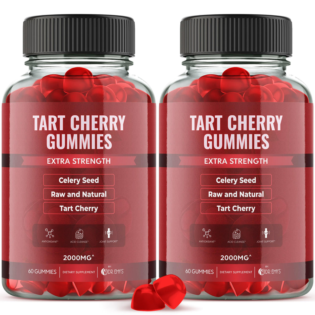 Dr. Emy's vegan tart cherry gummies