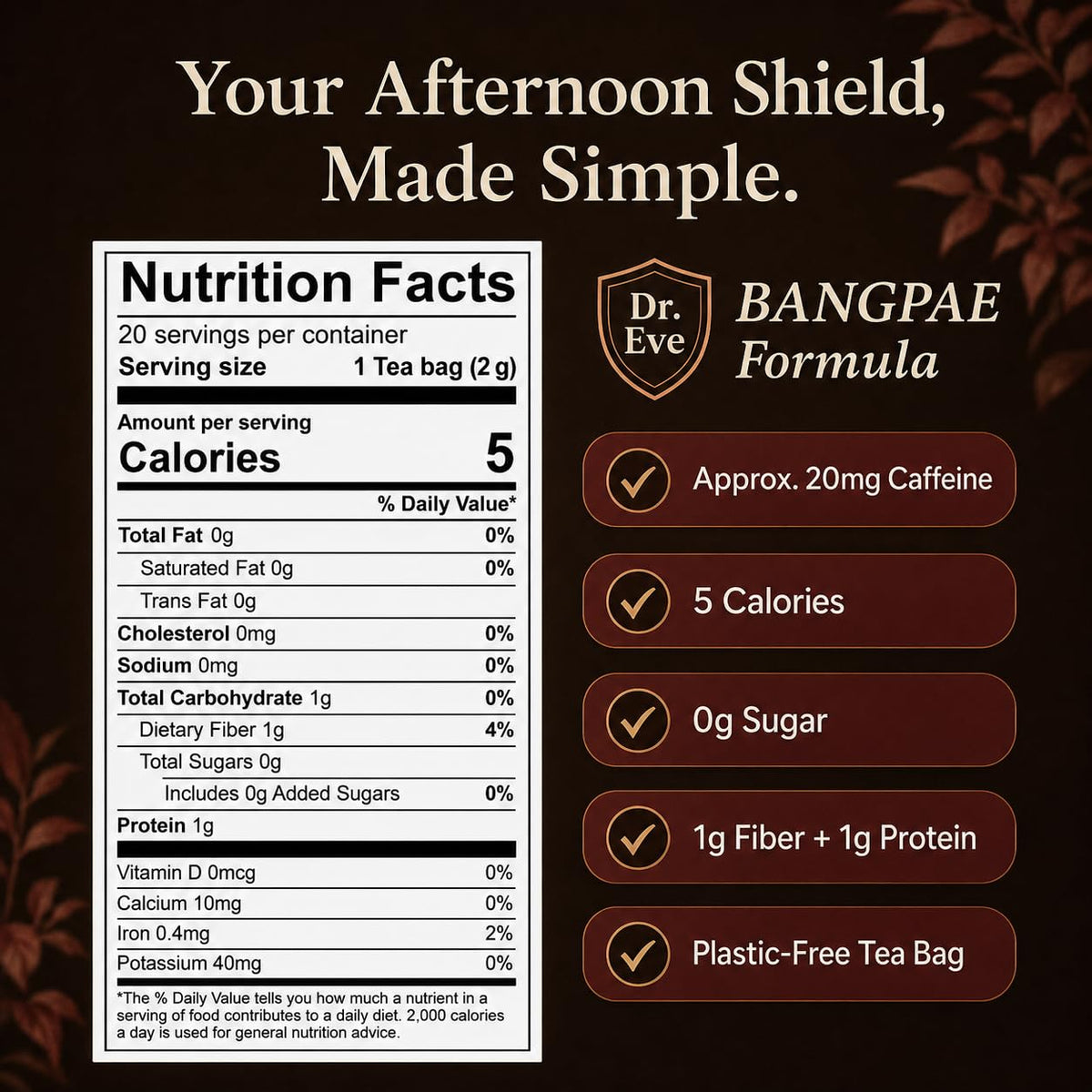 Dr.Eve tea for healthy digestion