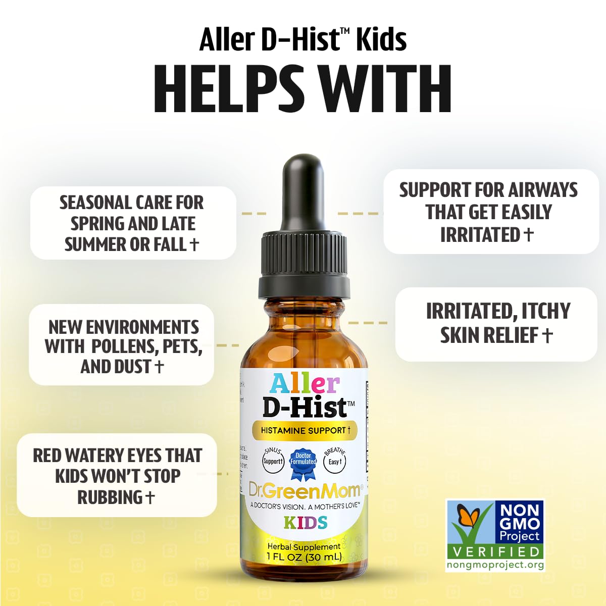 Dr. Green Mom Aller D-Hist Kids immune support