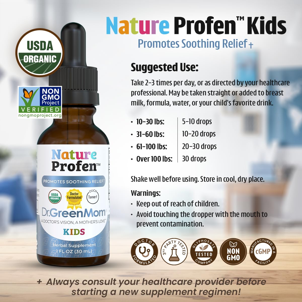 Dr. Green Mom herbal formula for vitality
