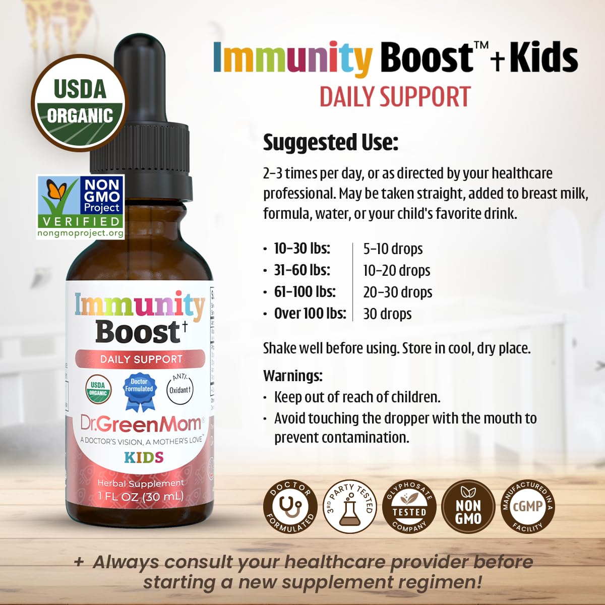 Dr. Green Mom kids vitamins