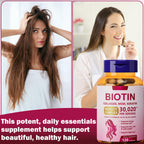 Dr.HR Biotin supports hair growth