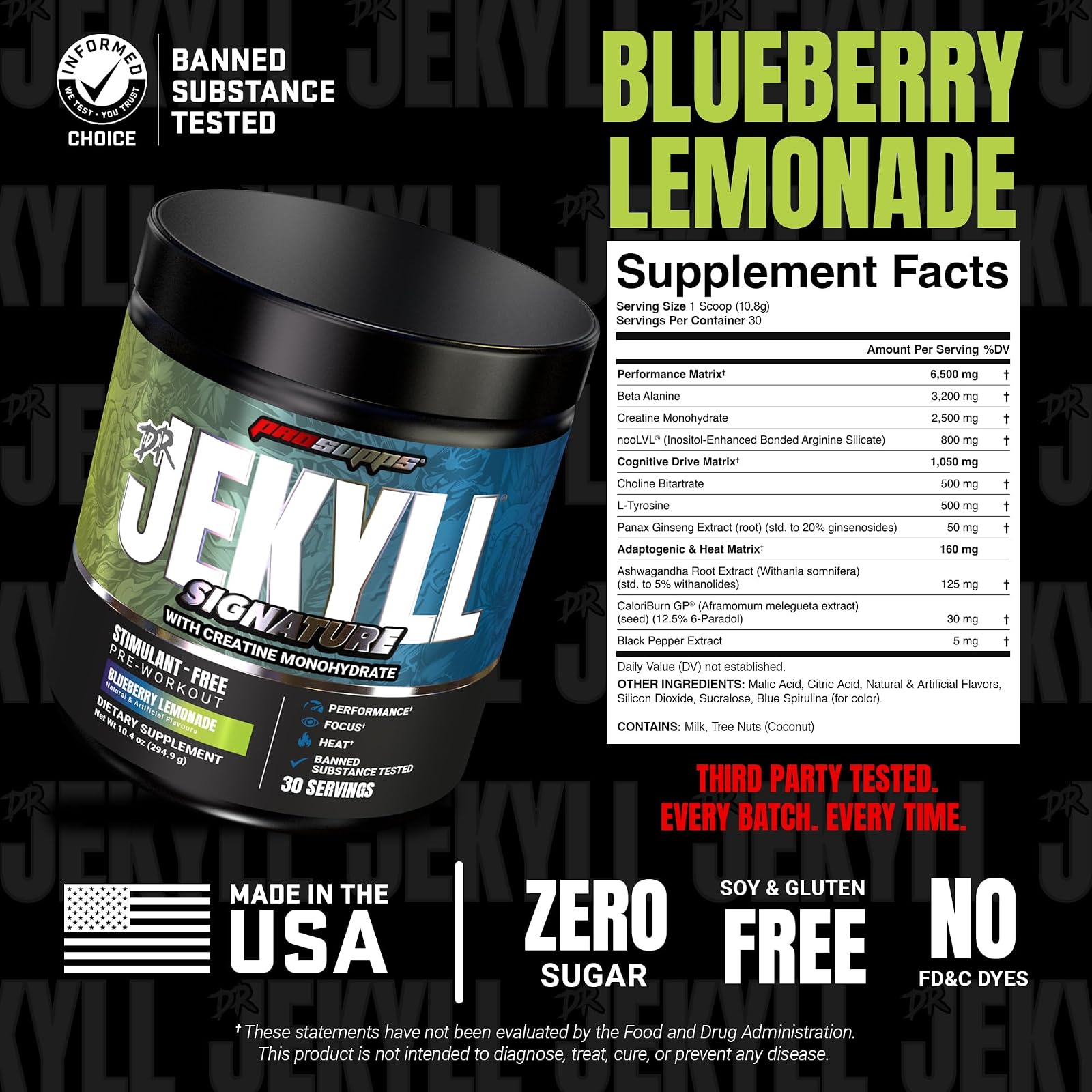 Dr. Jekyll pre-workout for focus