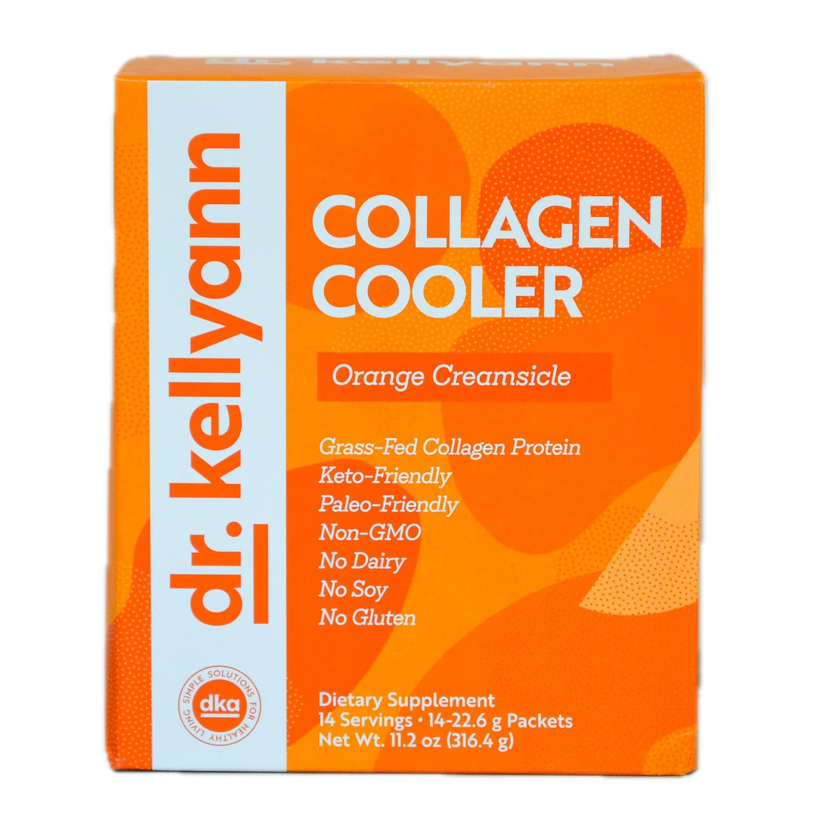 Dr. Kellyann Collagen Cooler orange flavour
