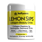 Dr. Kellyann collagen lemon sips