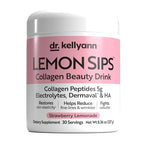 Dr. Kellyann collagen lemon sips