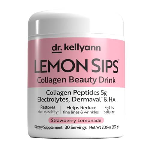 Dr. Kellyann collagen lemon sips