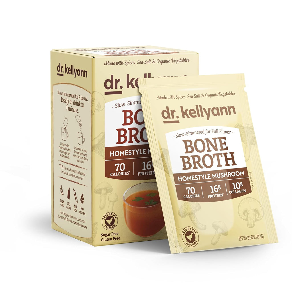 Dr. Kellyann Mushroom Bone Broth packets