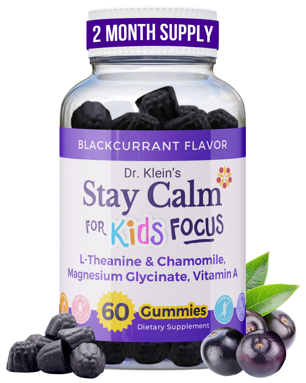 Dr. Klein's Stay Calm gummies for kids