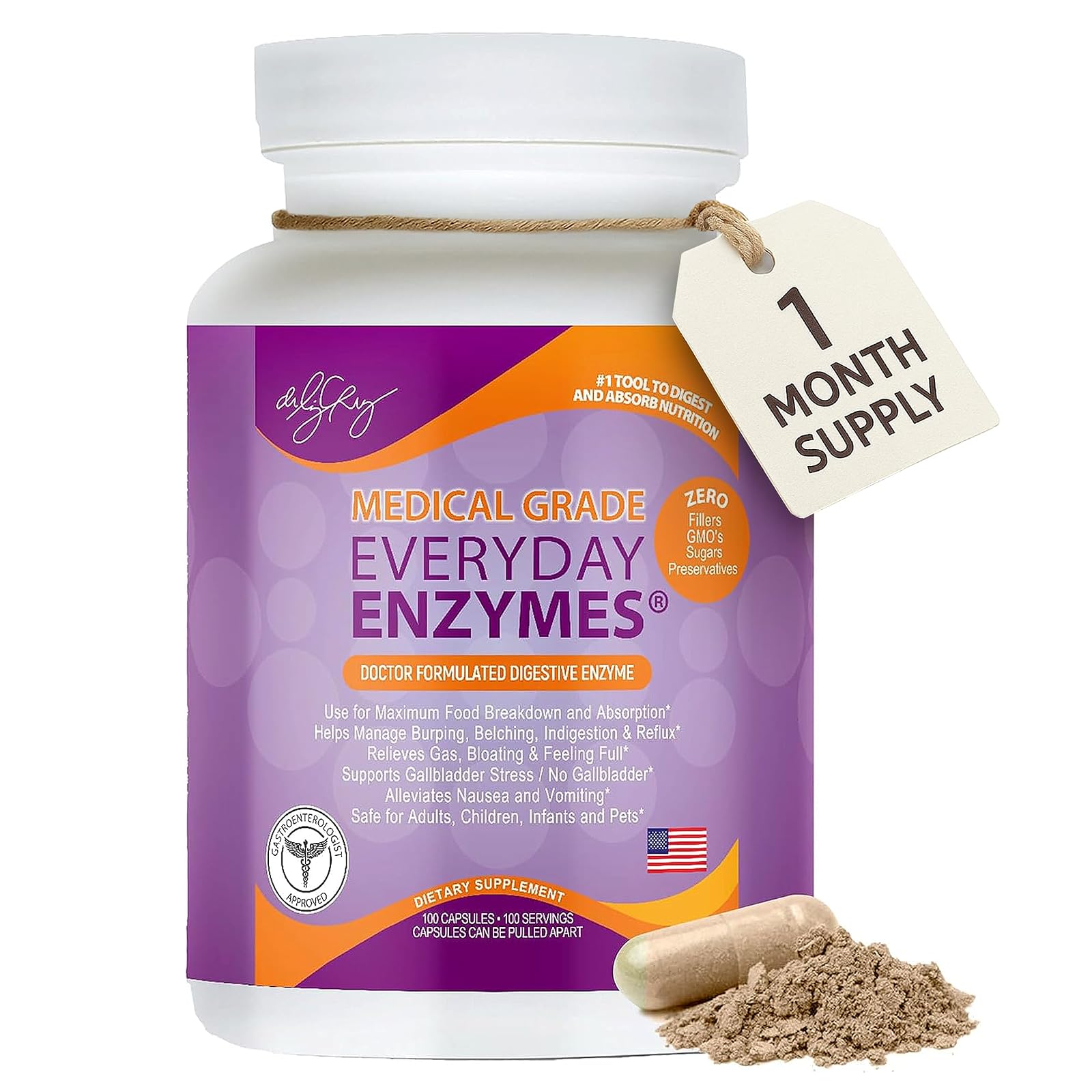 Dr. Liz Cruz digestive enzyme capsules