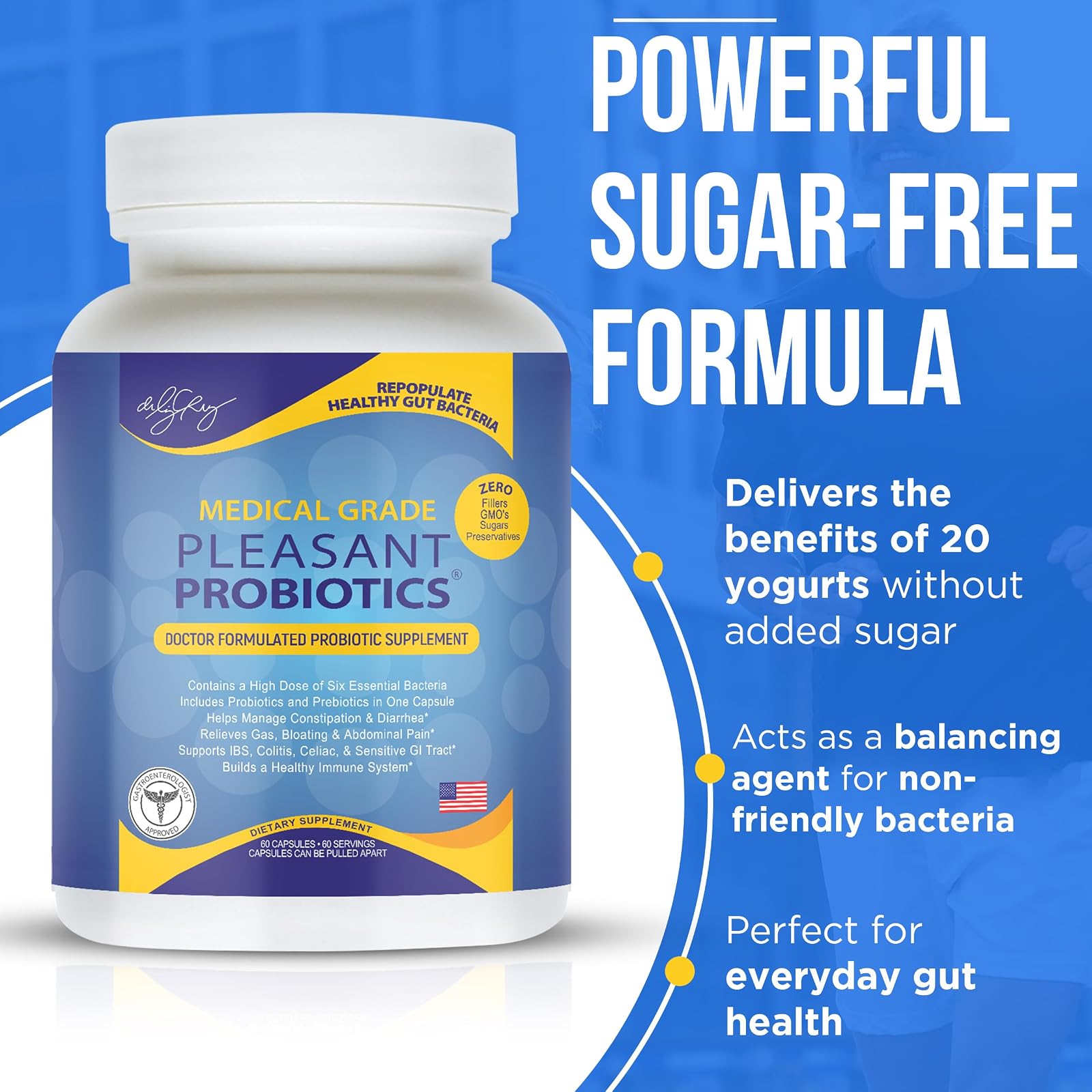 Dr. Liz Cruz prebiotic and probiotic blend
