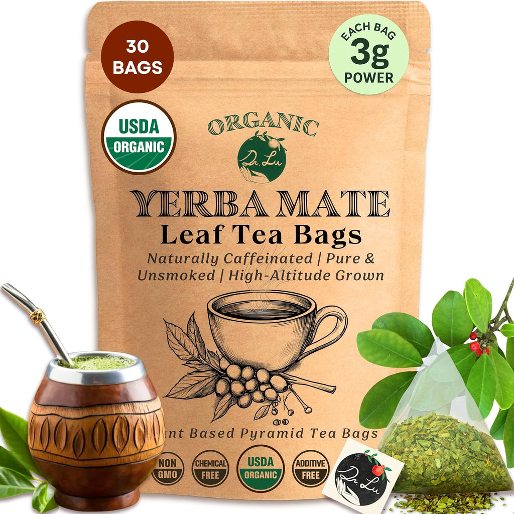 Dr. Lu's organic yerba mate tea bags
