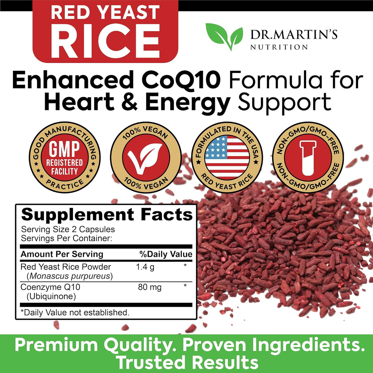 DR. MARTIN'S red yeast rice extract