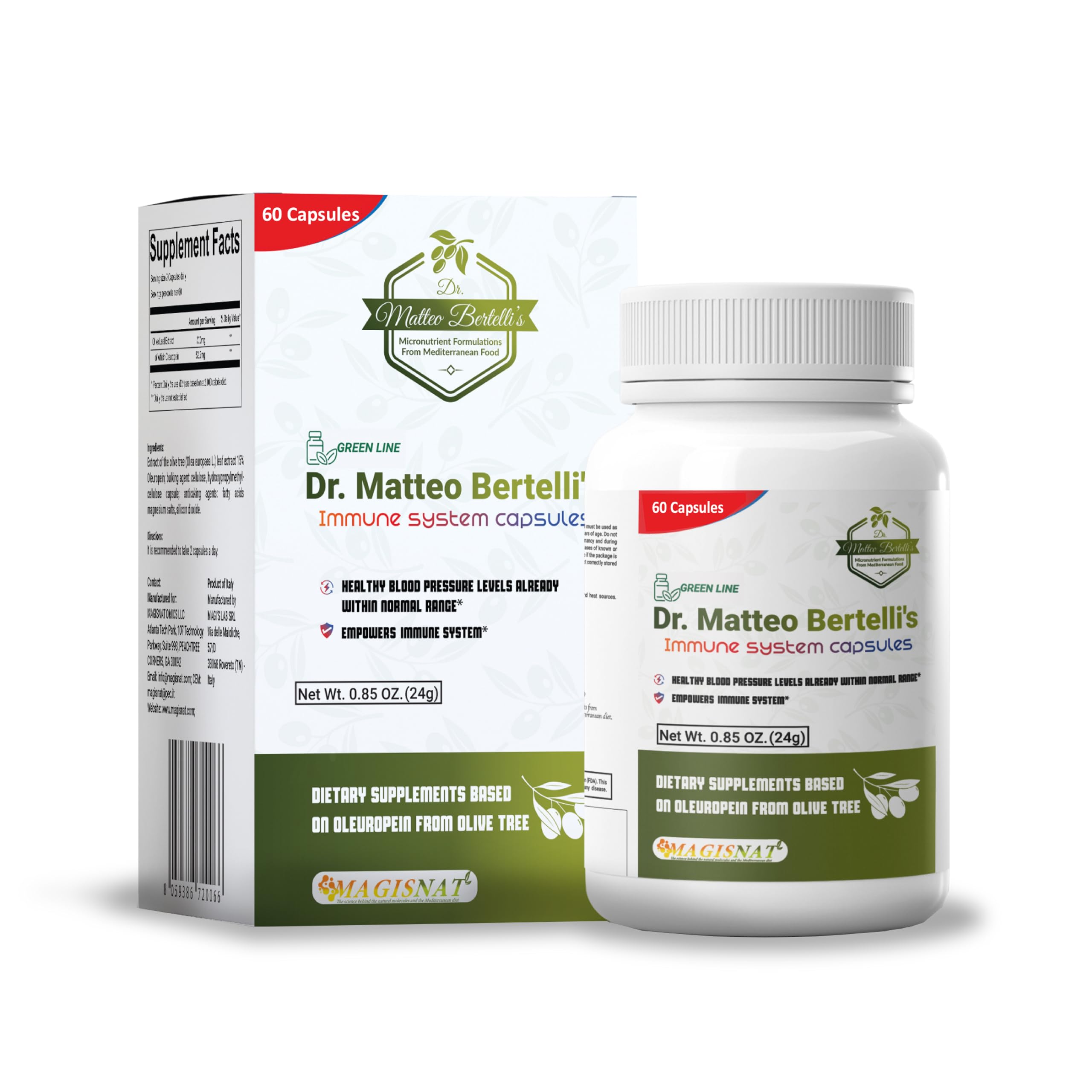 Dr. Matteo Bertelli's immune support capsules