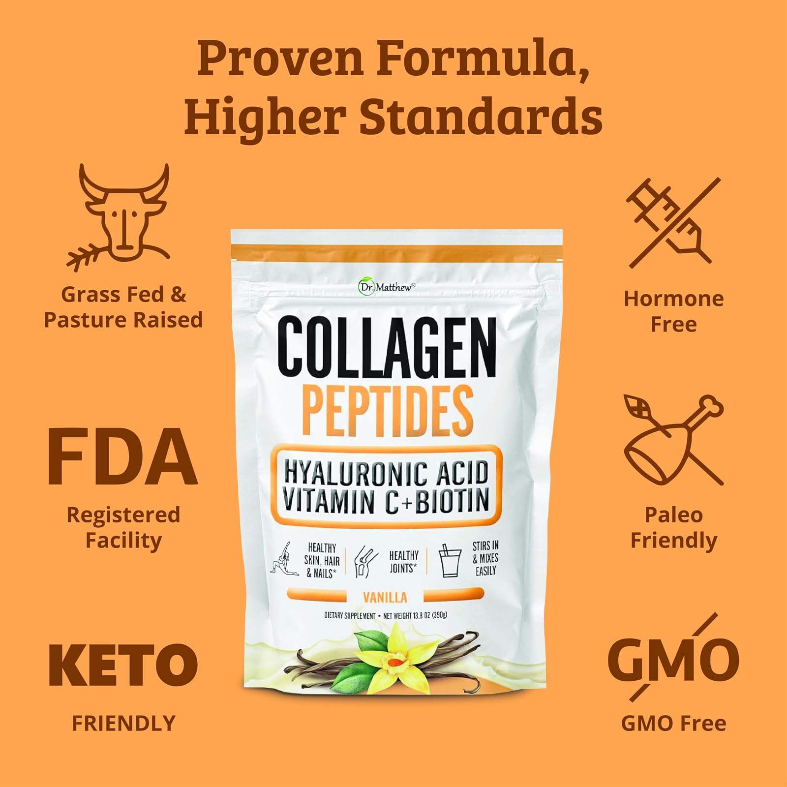 Dr. Matthew collagen powder for smoothies