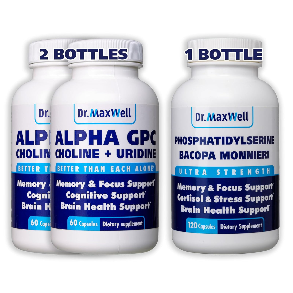 Dr. Maxwell Alpha GPC capsules for brain health