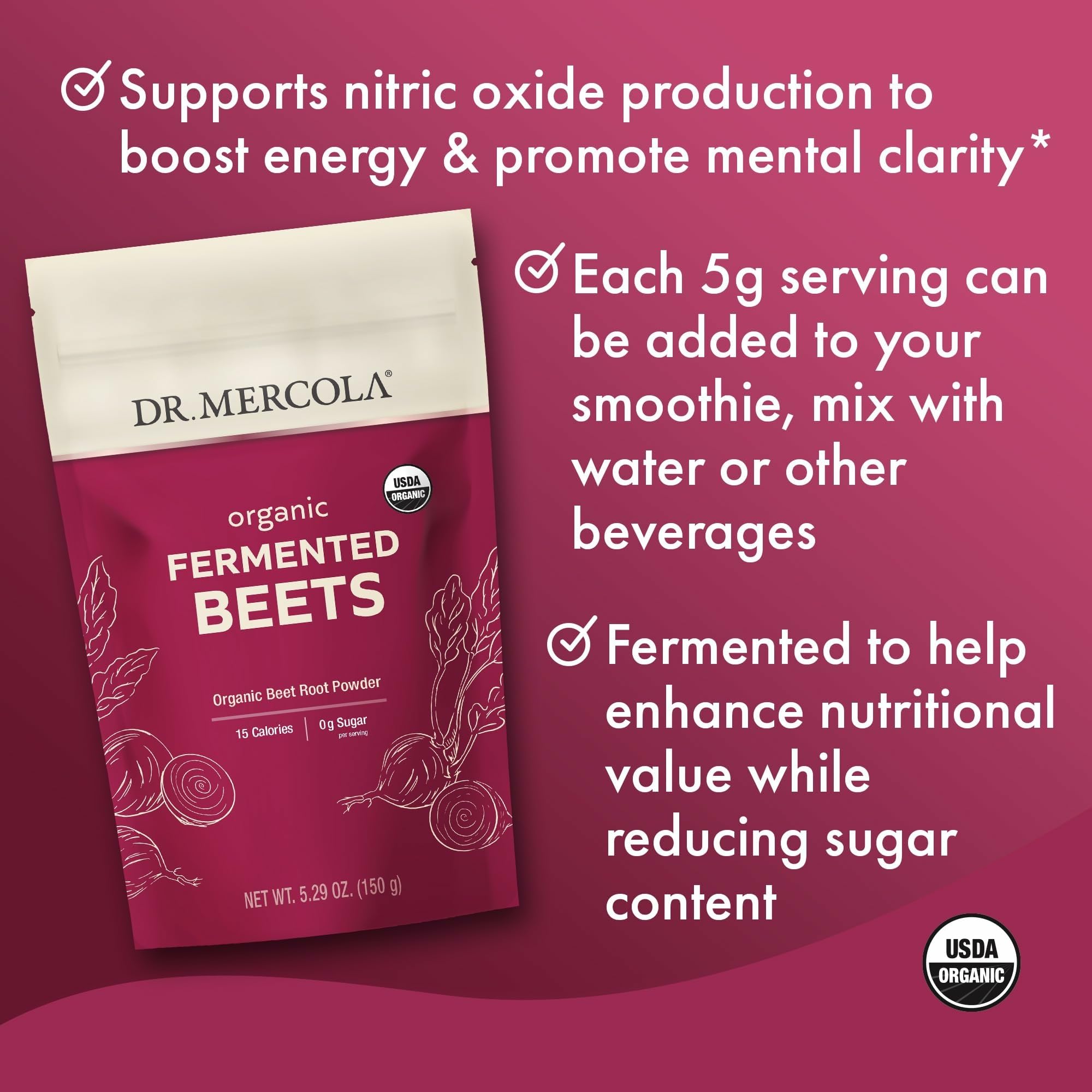 Dr. Mercola beet powder for vitality
