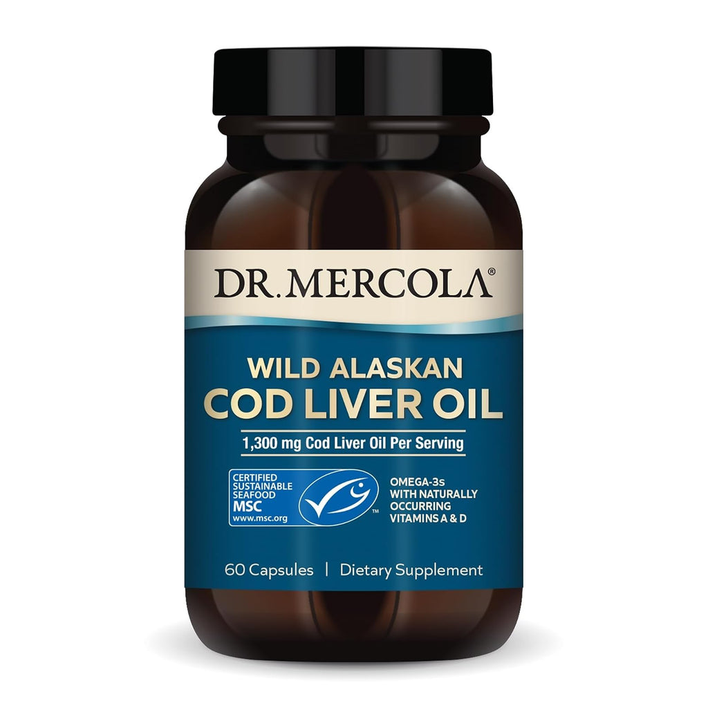 Dr. Mercola cod liver oil capsules