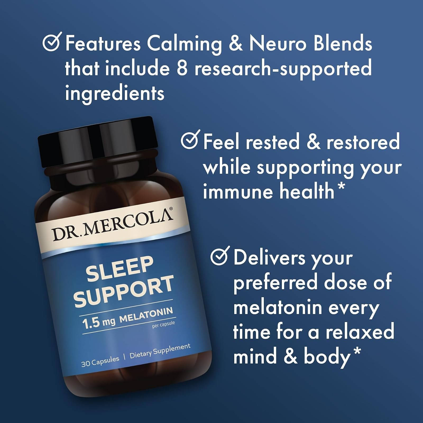 Dr. Mercola sleep support capsules