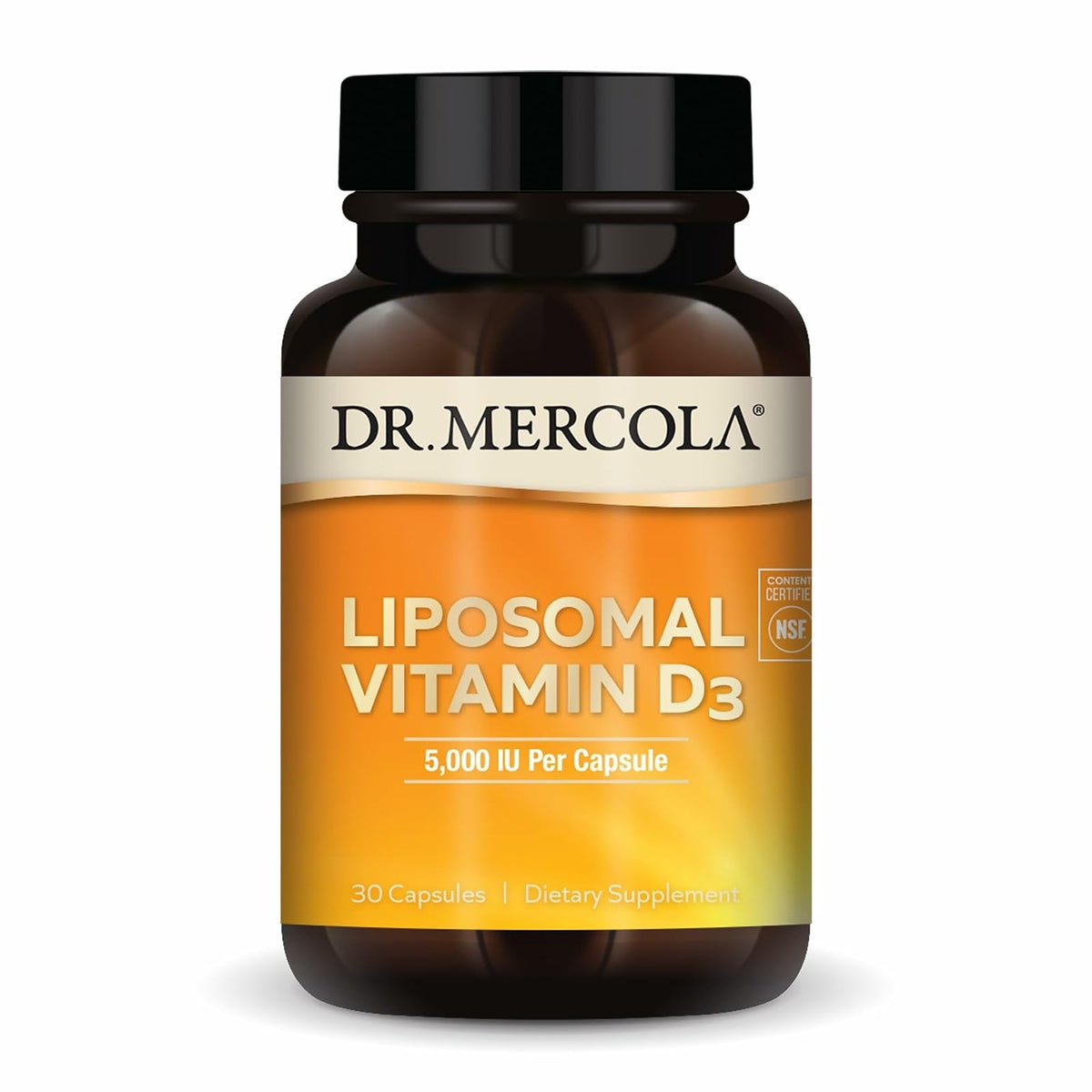 Dr. Mercola Vitamin D3 5000 IU capsules