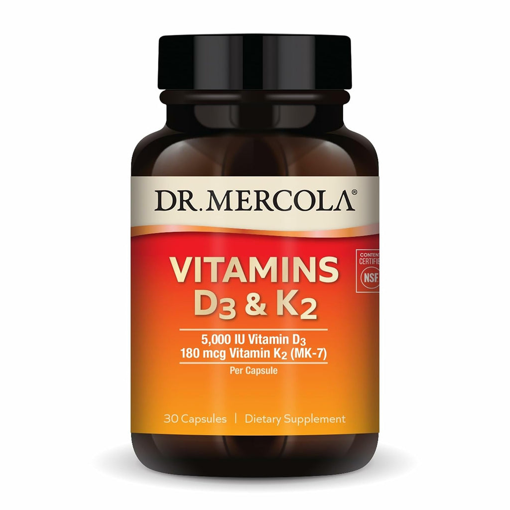 Dr. Mercola vitamin D3 K2 capsules