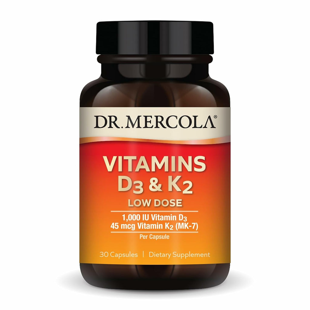 Dr. Mercola vitamin D3 K2 capsules