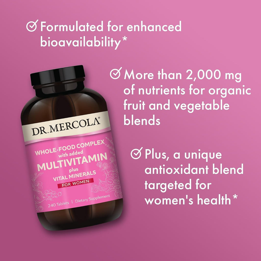 Dr. Mercola women's multivitamin benefits