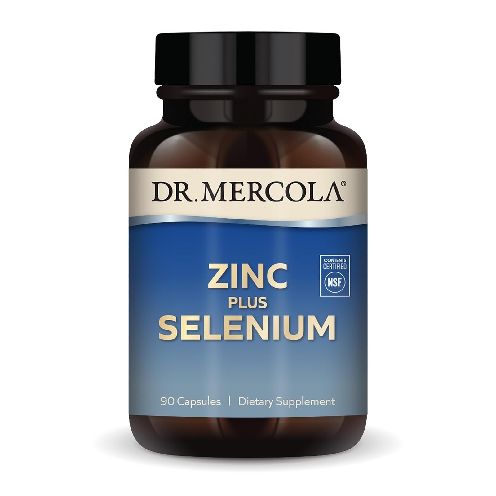 Dr. Mercola Zinc Plus Selenium capsules