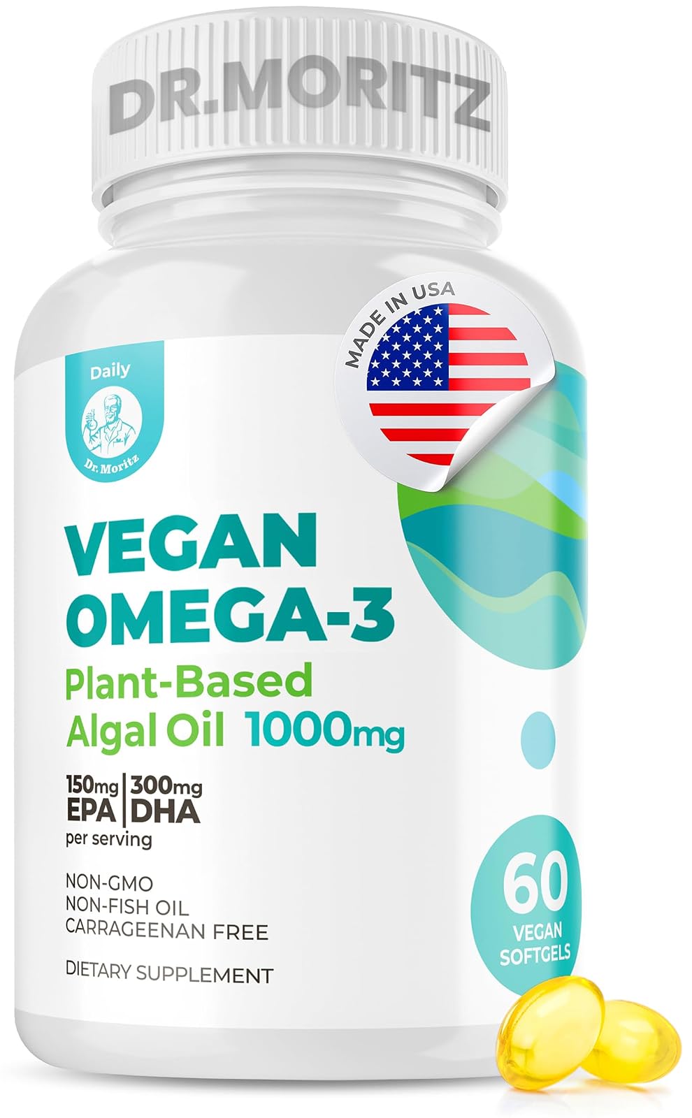 Dr. Moritz vegan omega 3 softgels