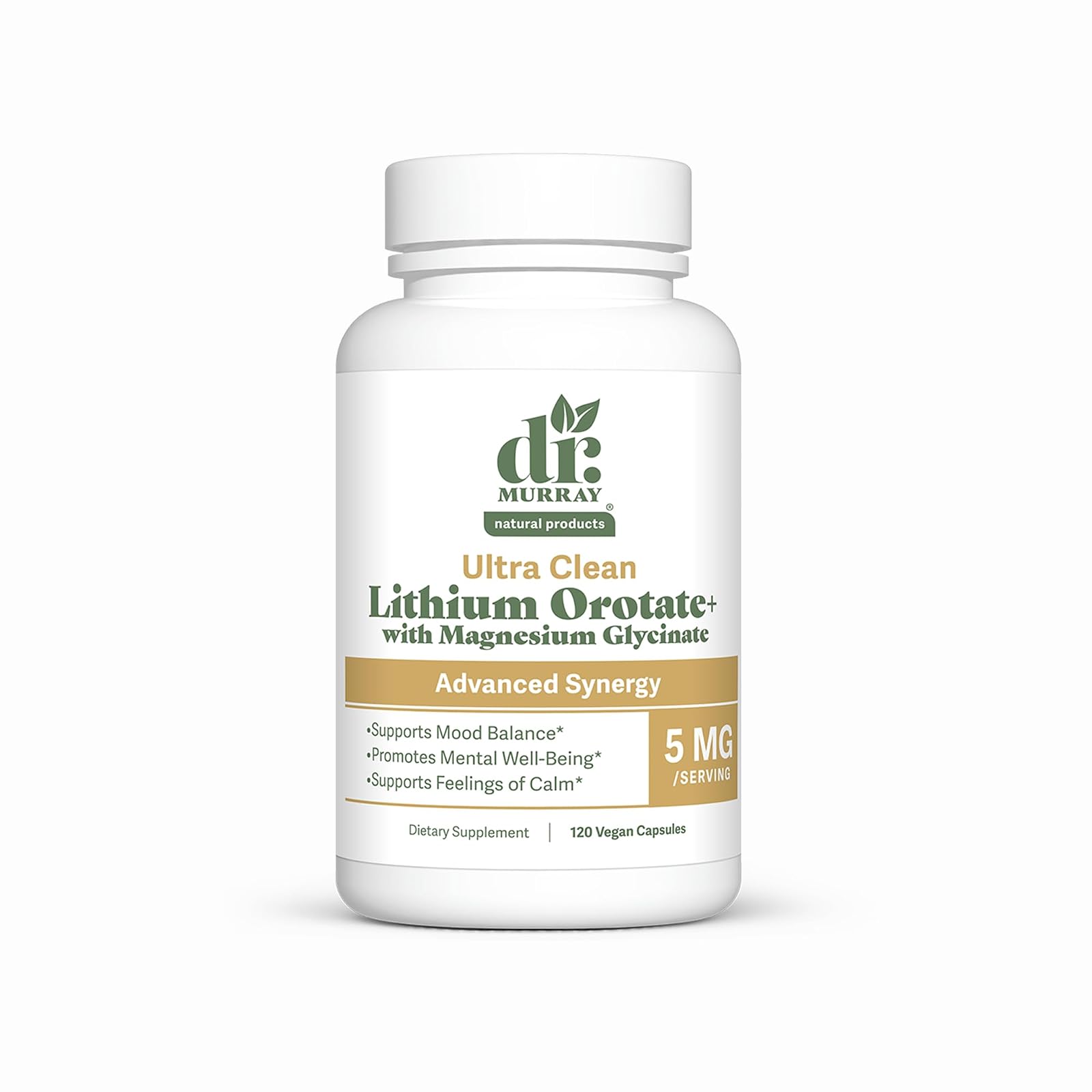 Dr. Murray's Lithium Orotate vegan capsules