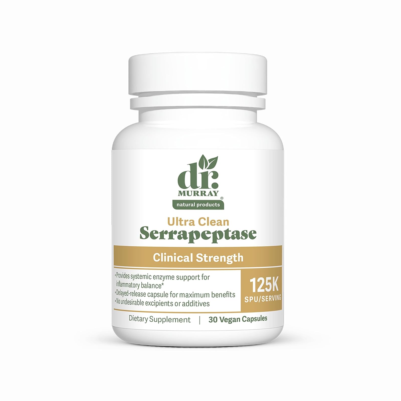 Dr. Murray's serrapeptase vegan capsules