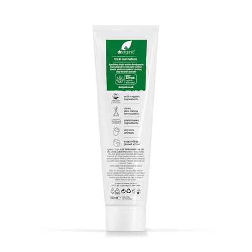 Dr Organic aloe vera for family dental care