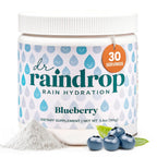 Dr Raindrop blueberry electrolytes powder