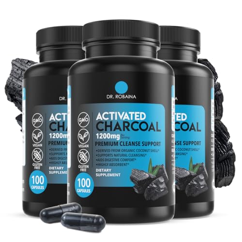 Dr. Robaina activated charcoal capsules