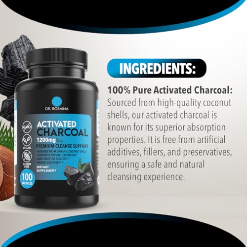Dr. Robaina charcoal for bloating
