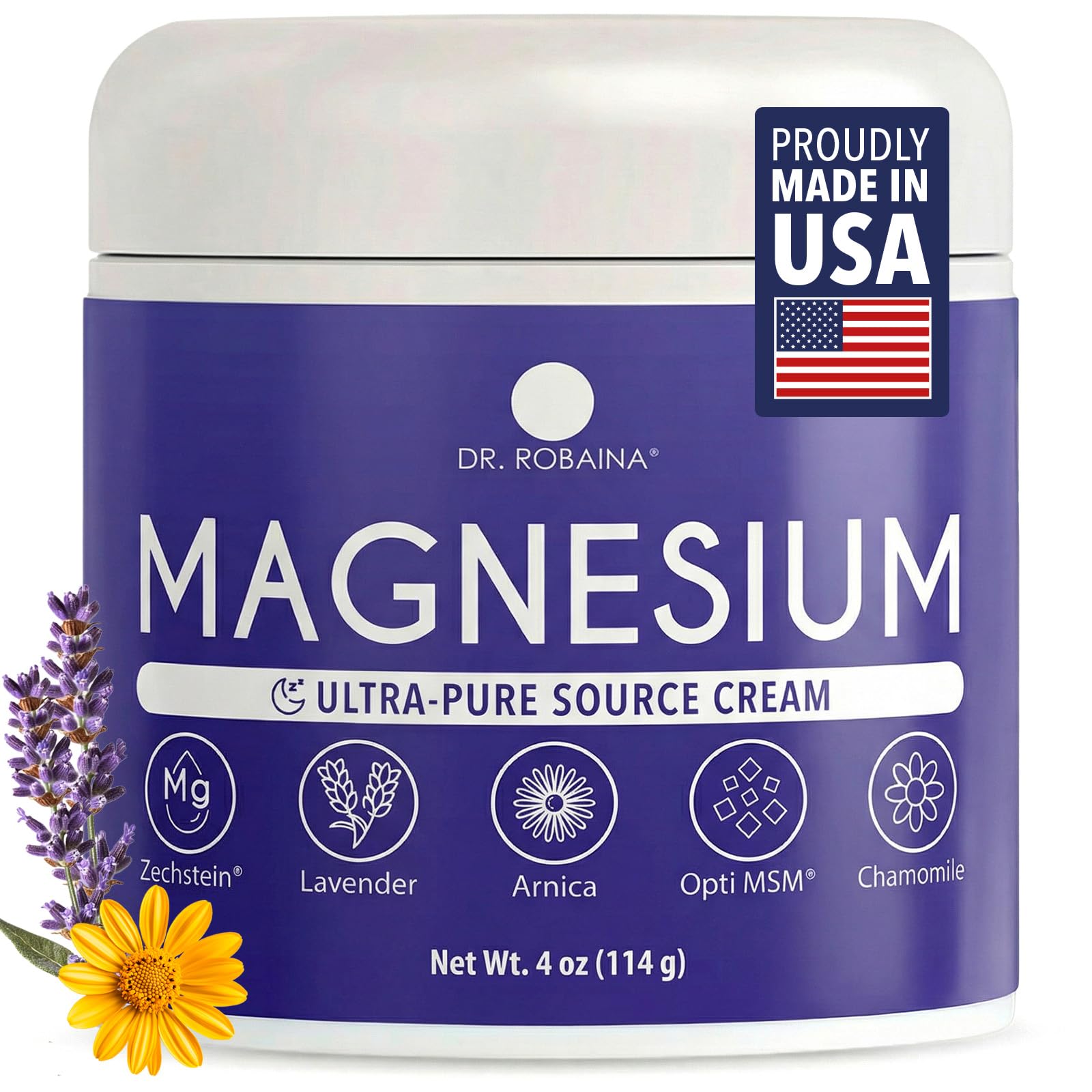 Dr. Robaina Lavender Magnesium Cream benefits