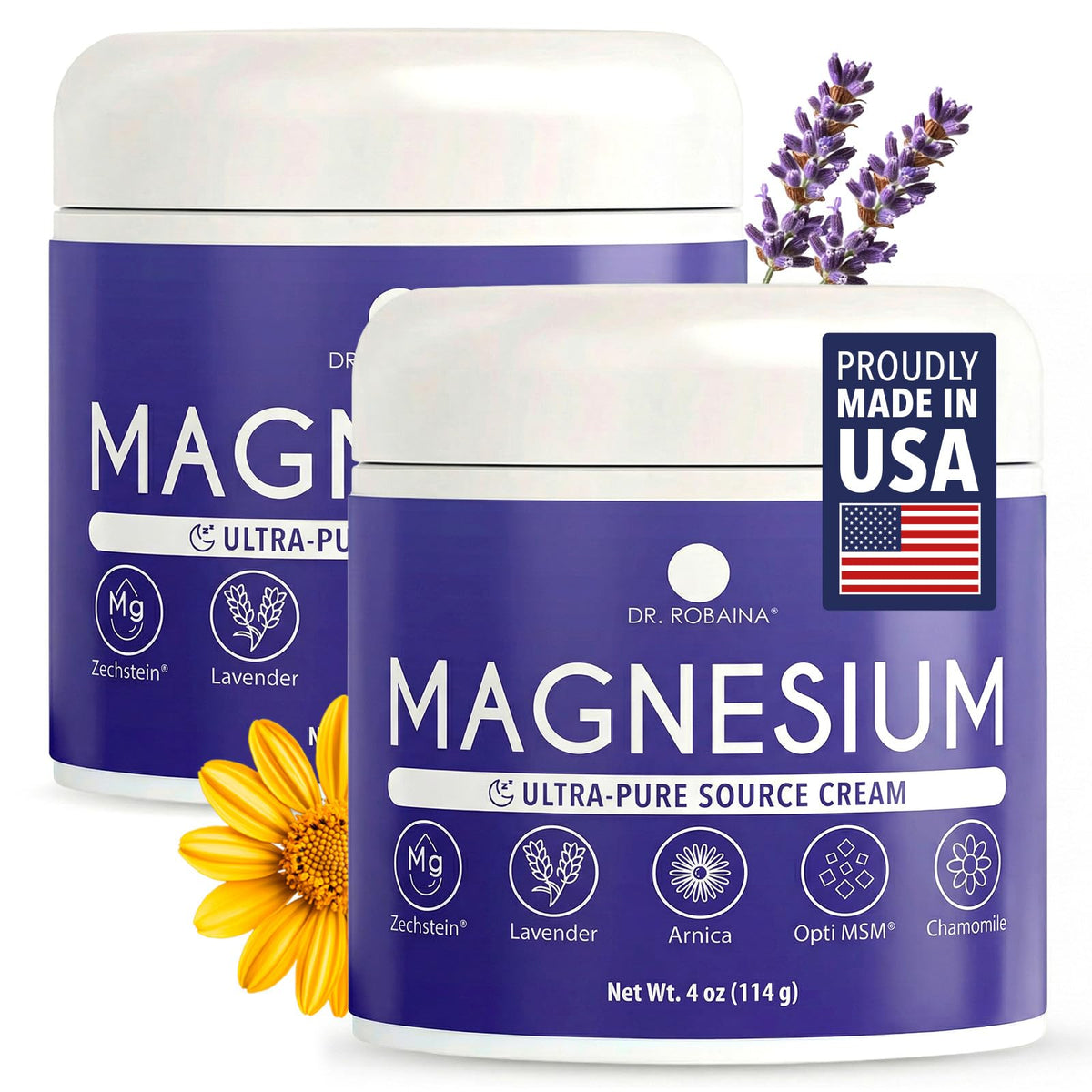 Dr. Robaina Lavender Magnesium Cream benefits