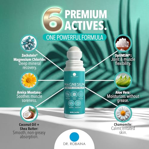 Dr. Robaina magnesium roll on for pain management