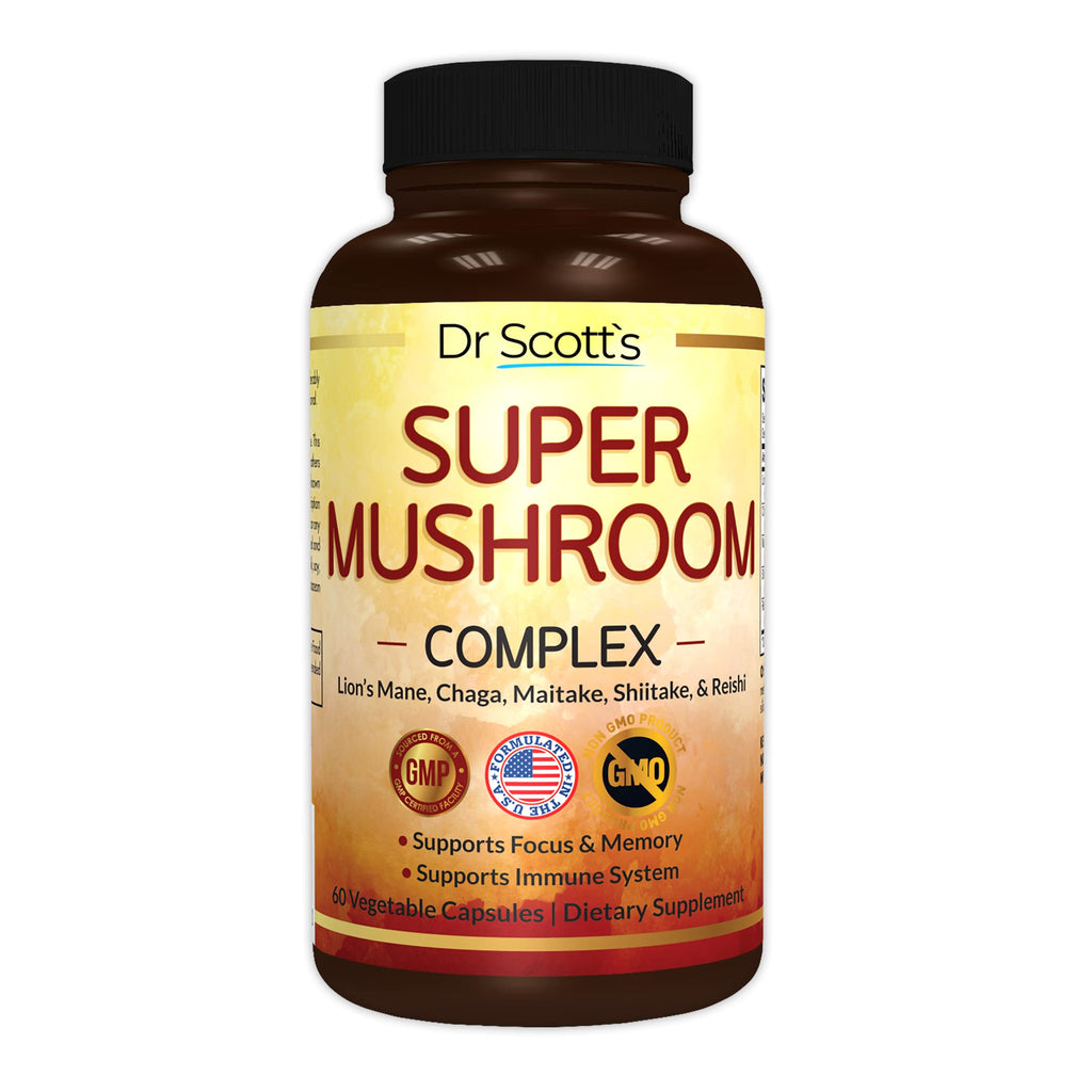 Dr. Scott's mushroom supplement capsules