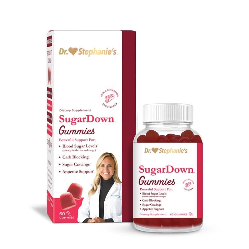 Dr. Stephanie's SugarDown Gummies for digestion