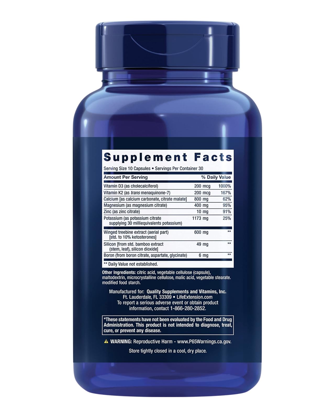 Dr. Strum's calcium supplement capsules