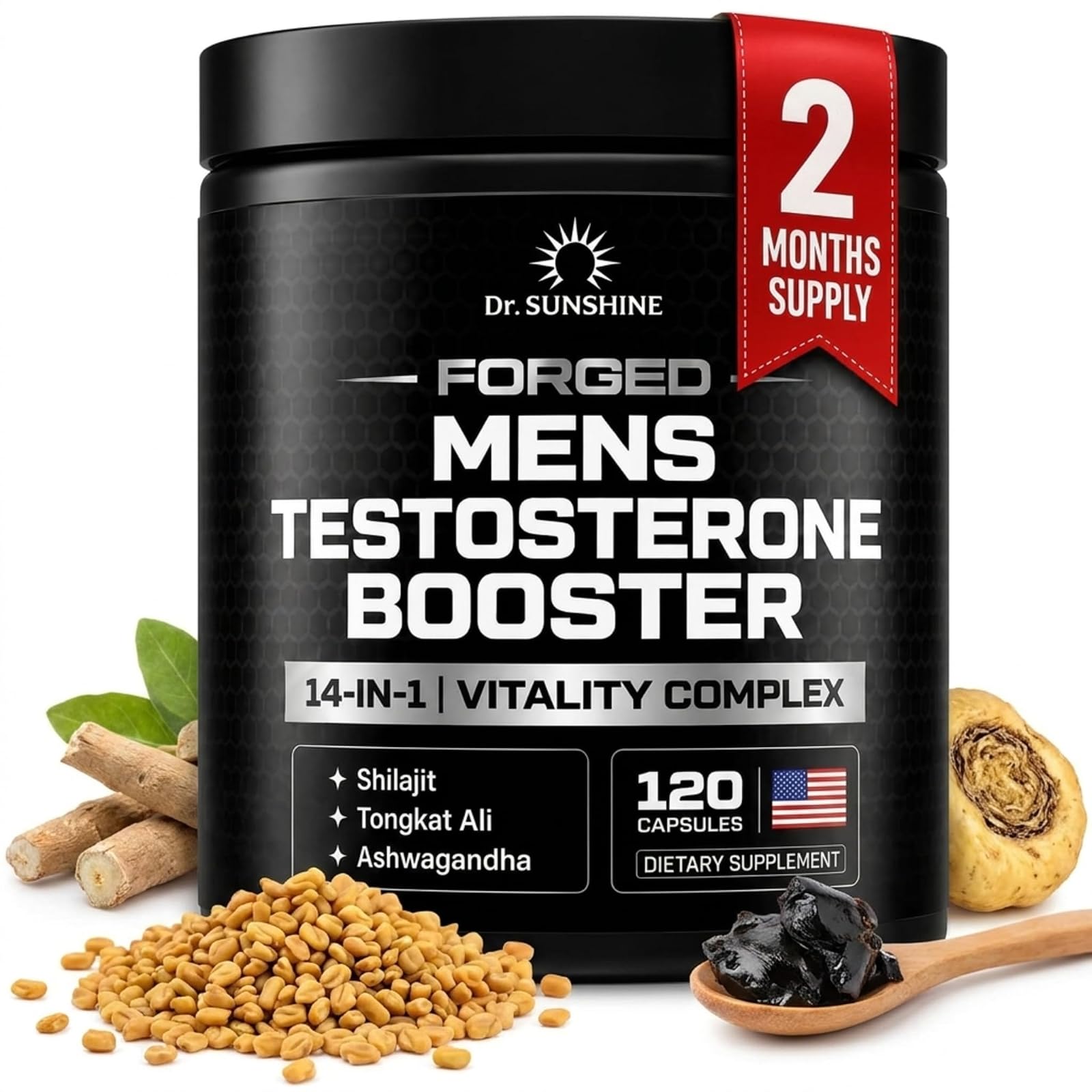 Dr. Sunshine testosterone supplement capsules