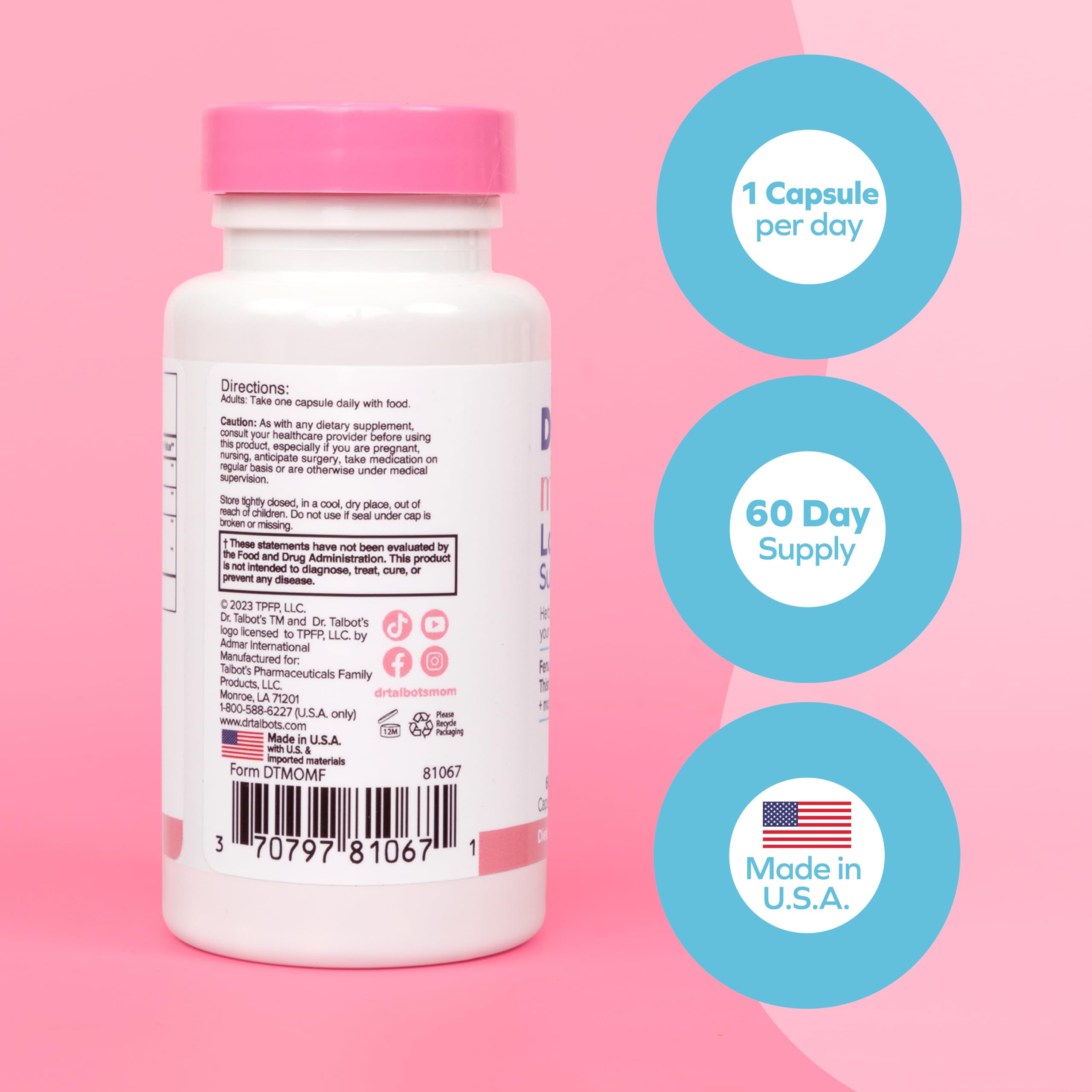 Dr. Talbot's Mom multi-vitamins for women